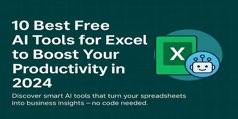 Best Free AI for Excel Tools | Data Formats, Formulas, Charts