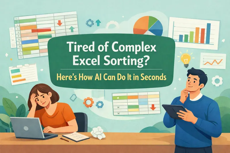 How to Sort Data in Excel (2026): From Formulas to AI Automation
