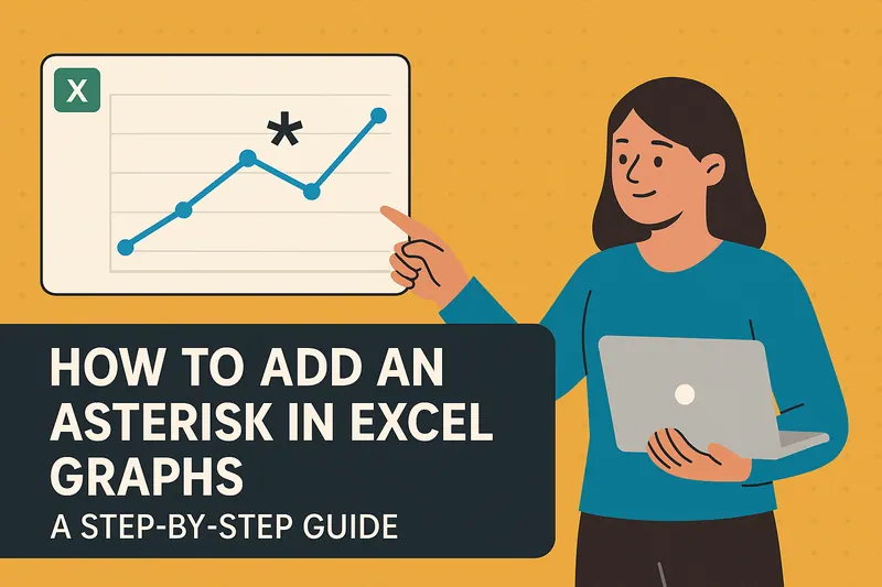 How to Add an Asterisk in an Excel Graph | RowSpeak AI Excel Operation
