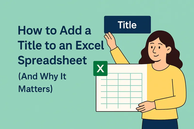 How to Add a Title to an Excel Spreadsheet | RowSpeak AI Excel Operation
